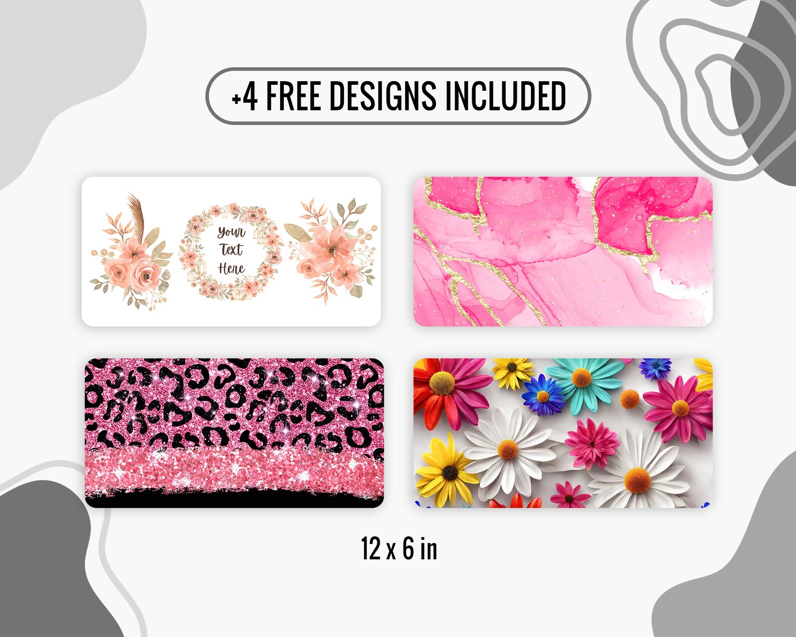 Makeup Artist License Plate Sublimation Design, Car License Pate PNG ...
