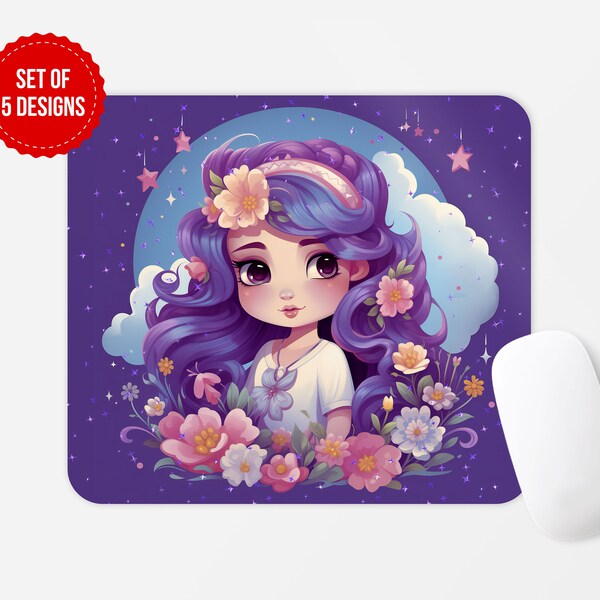 Anime Mouse Pad Girl - Etsy