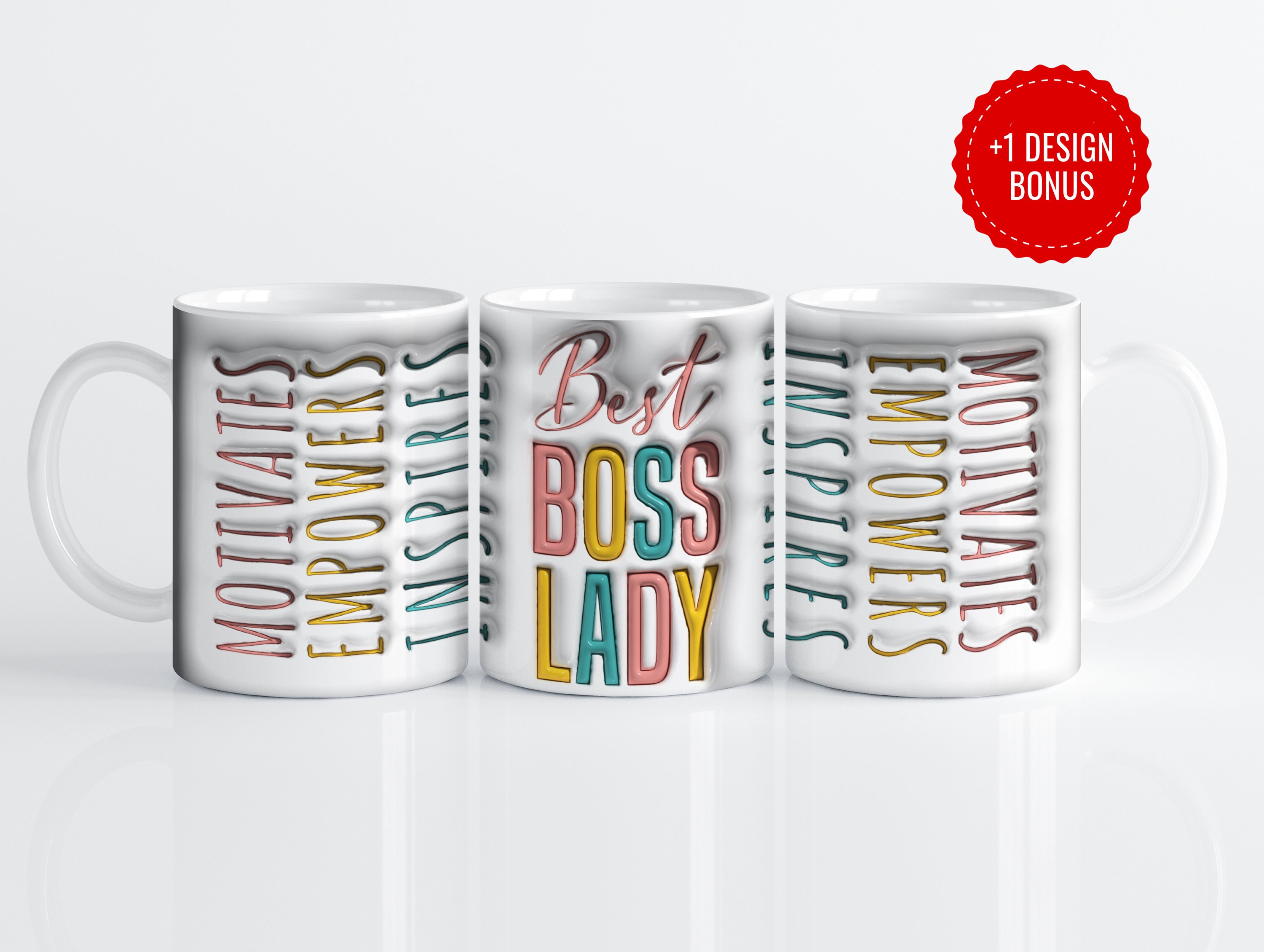 Best Boss Lady Mug Wrap Sublimation Template, 11oz & 15oz Designs, Gift ...