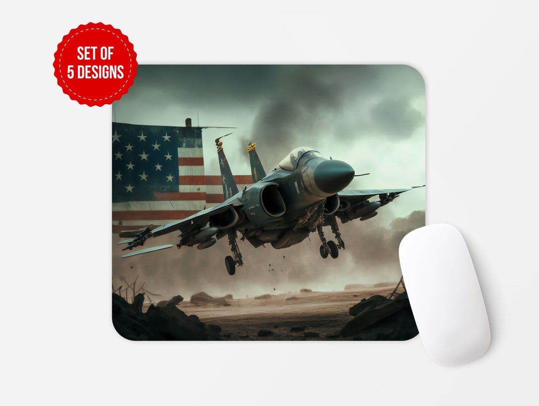 US Air Force Fighter Aircraft Mouse Pad PNG Sublimation Design, Square ...