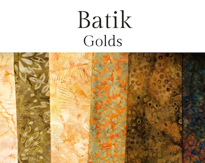 Batik Golds, Sewing, Quilting Fabric, Cotton Fabric, Orange Batik ...