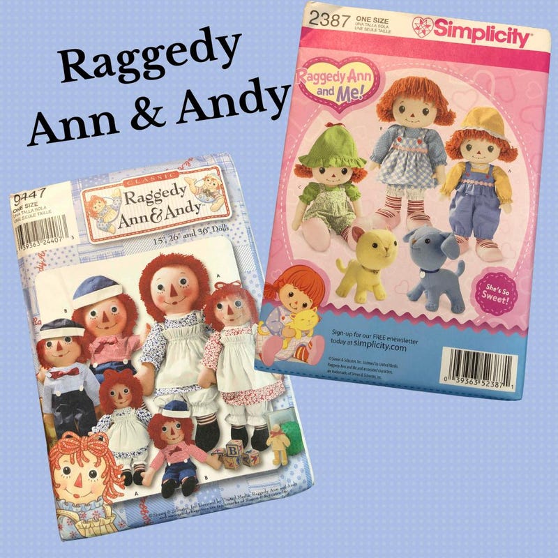 Raggedy Ann Pattern - Etsy
