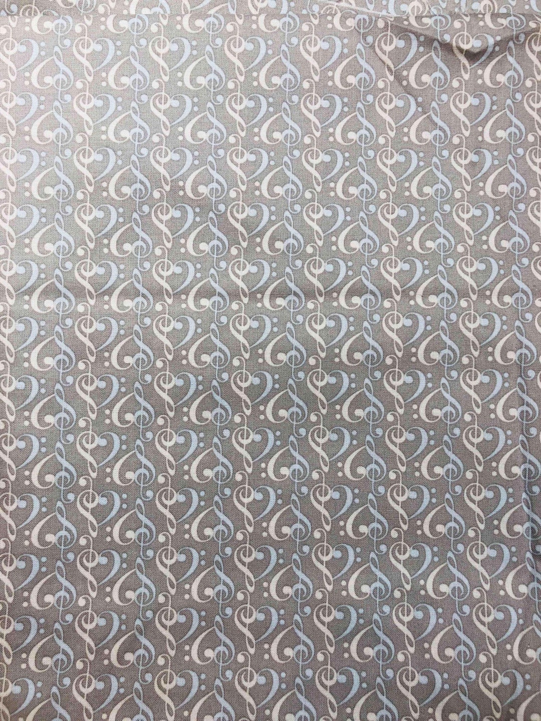 Music Fabric, Treble Heart Fabric, Sewing, Quilting, Marcus Fabrics ...