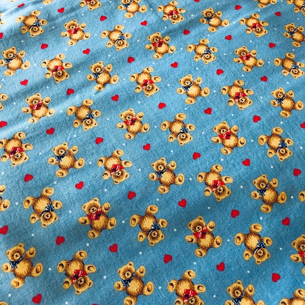 Teddy Fabric - Etsy