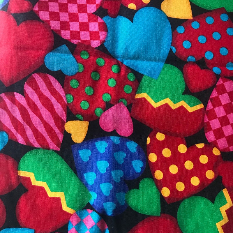 Heart Fabric - Etsy