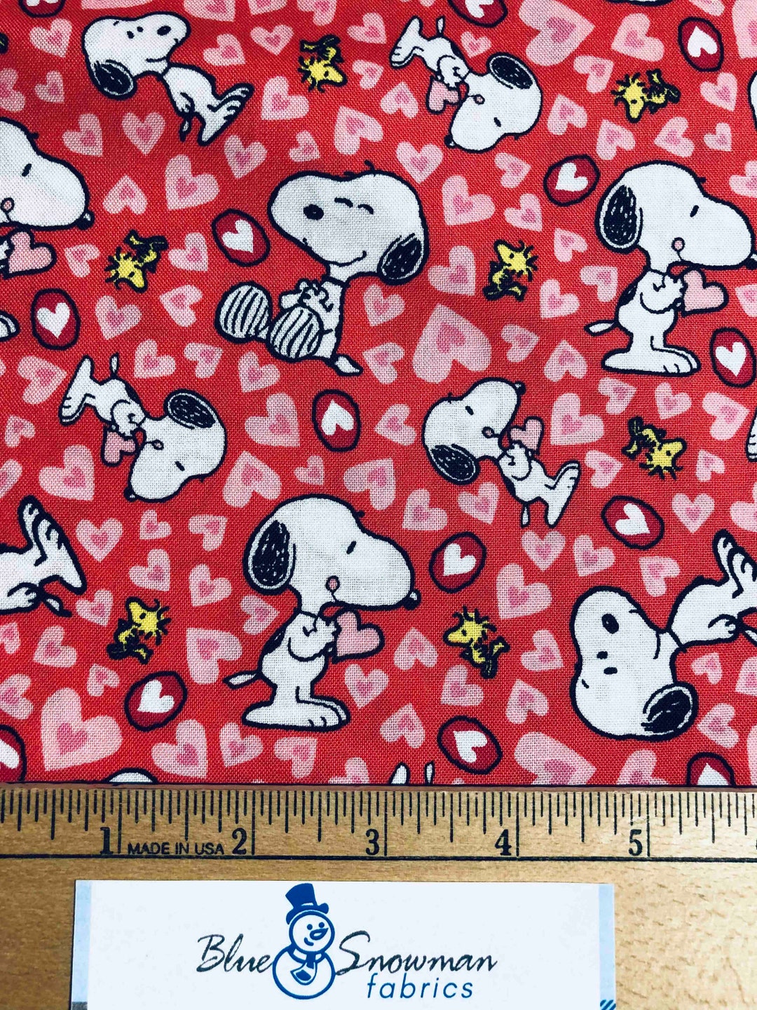 Licensed Peanuts Fabric, Snoopy, Charlie Brown, Holiday Fabric, Sewing ...