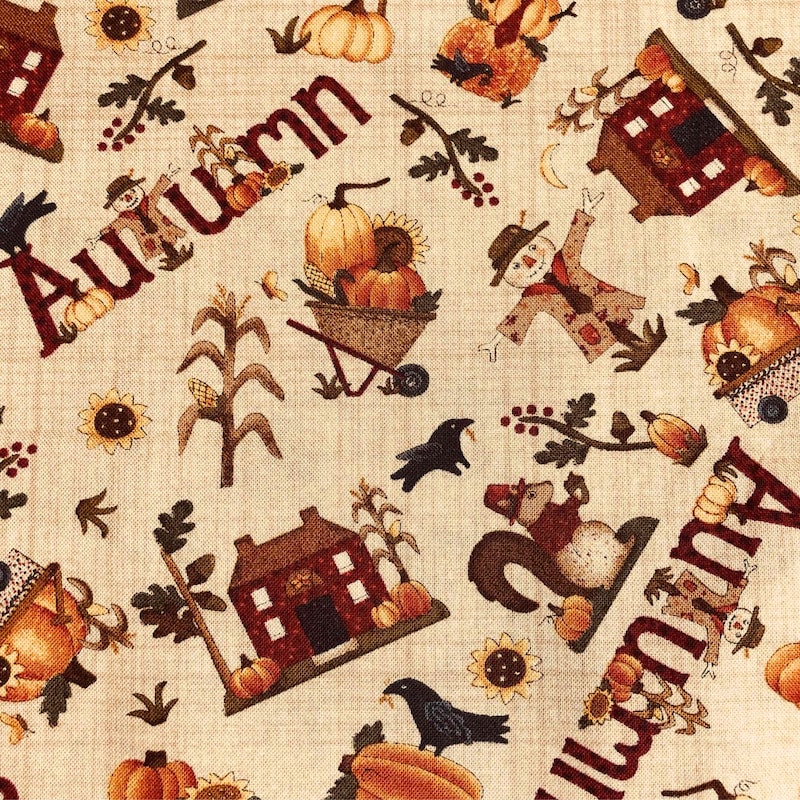 Autumn Fabric - Etsy