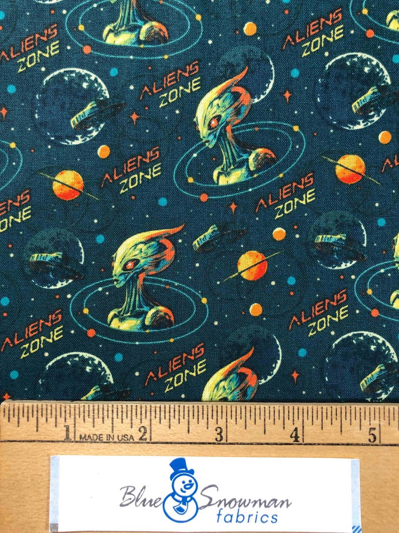 Alien Zone, Insight Fabrics, 100%cotton Fabric, Sewing, Quilting Fabric ...