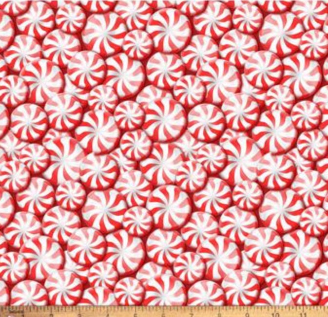 David Textiles Red Christmas Fabric by the Yard, Christmas Cardinals ...