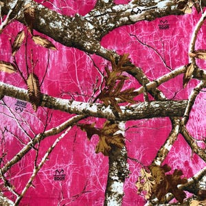 Licensed Pink Camouflage Fabric, Real Tree Timber, 100%cotton Fabric ...