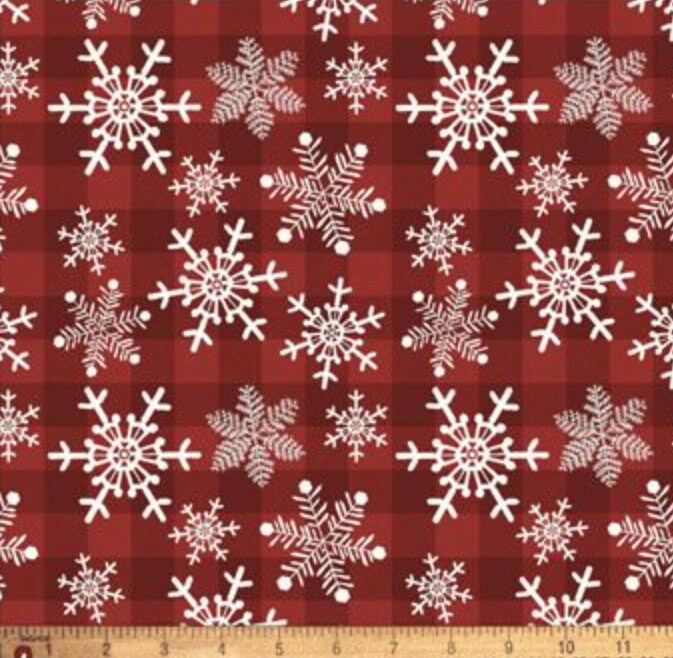David Textiles Red Christmas Fabric by the Yard, Christmas Cardinals ...