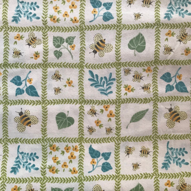 Bee Happy Fabric - Etsy