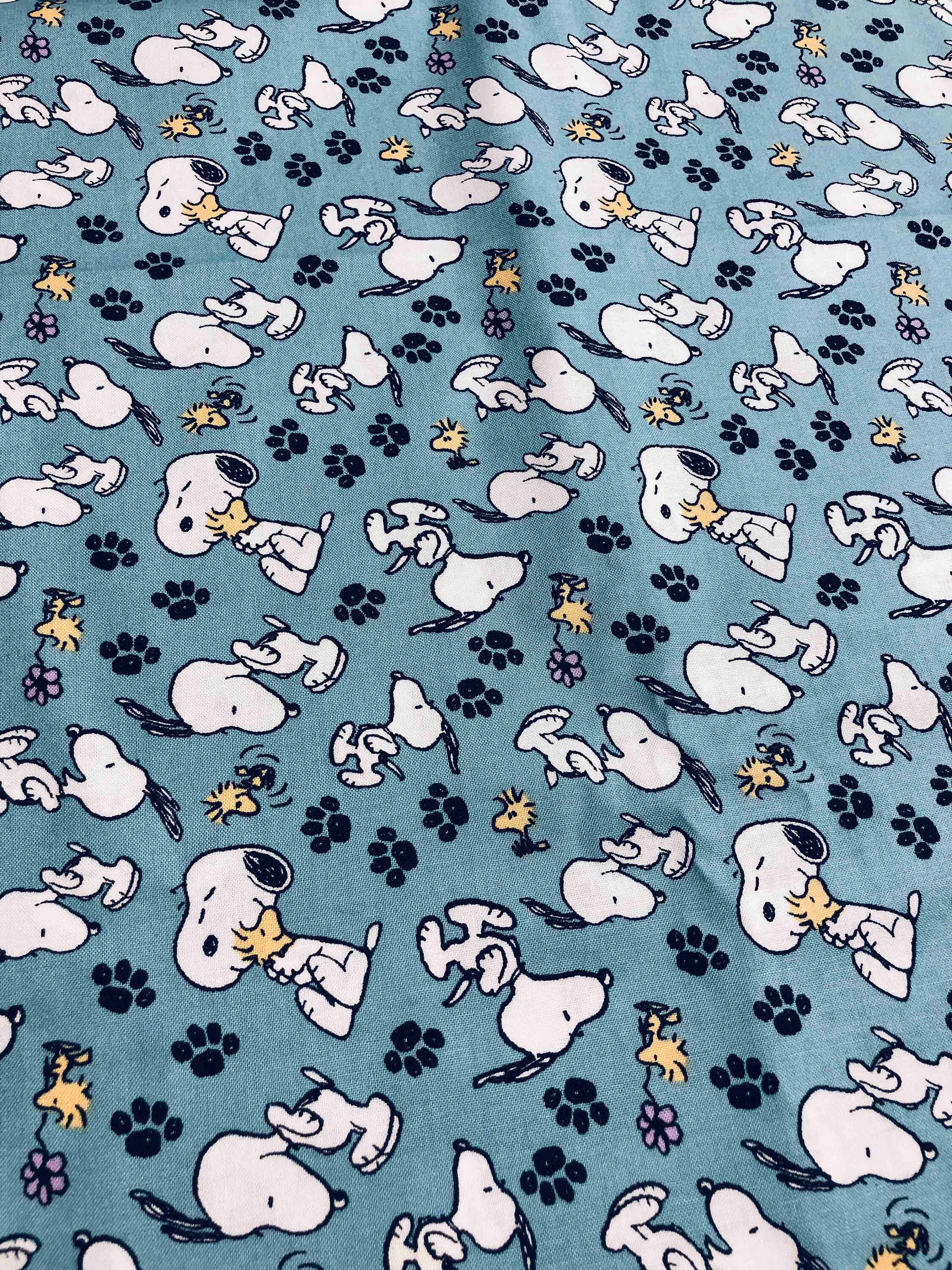 Licensed Peanuts Fabric, Snoopy, Sewing Fabric, Quilting, Fabric by the ...