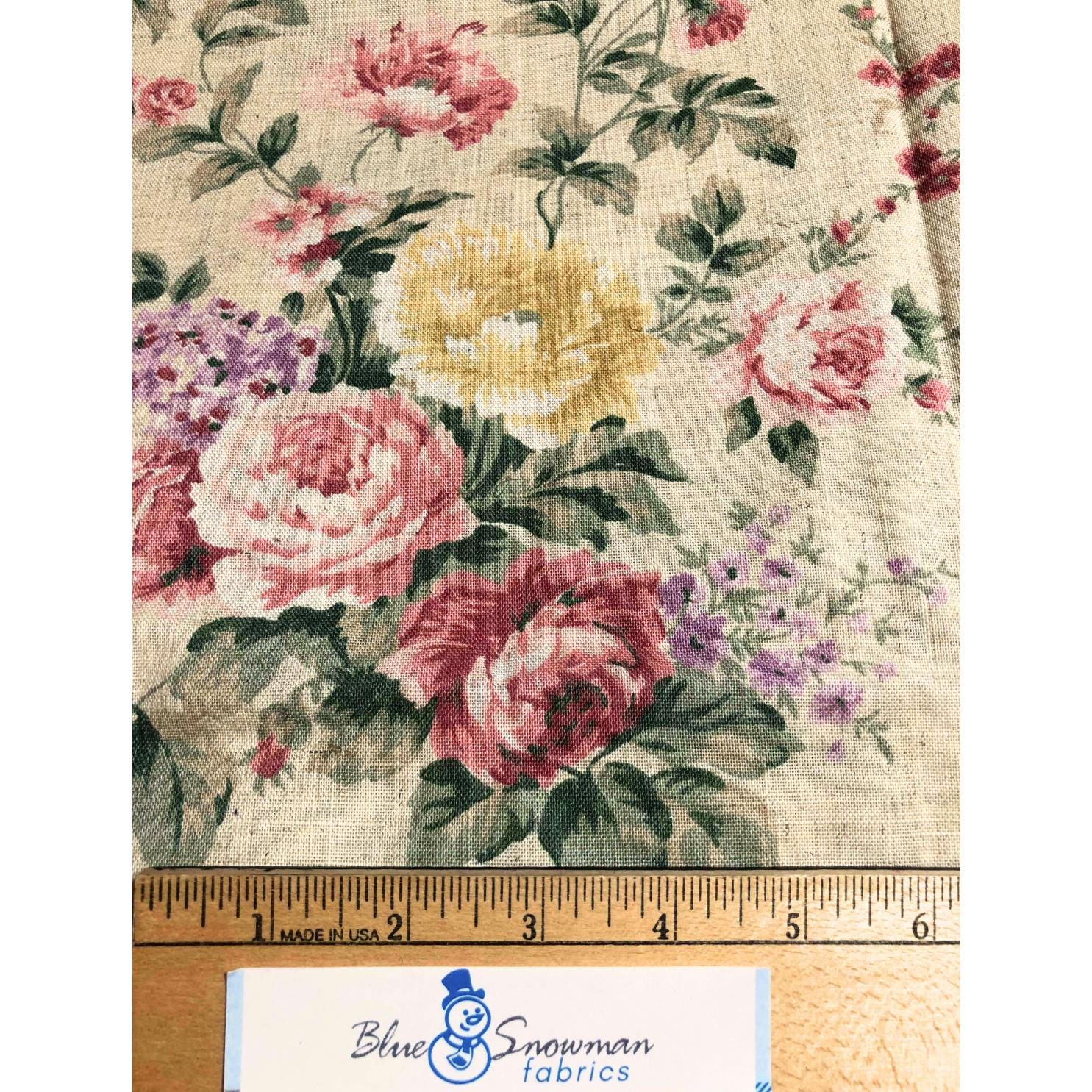 Woven Blend Decor Floral, Sewing Fabric, Decor Fabric, Wide Width ...