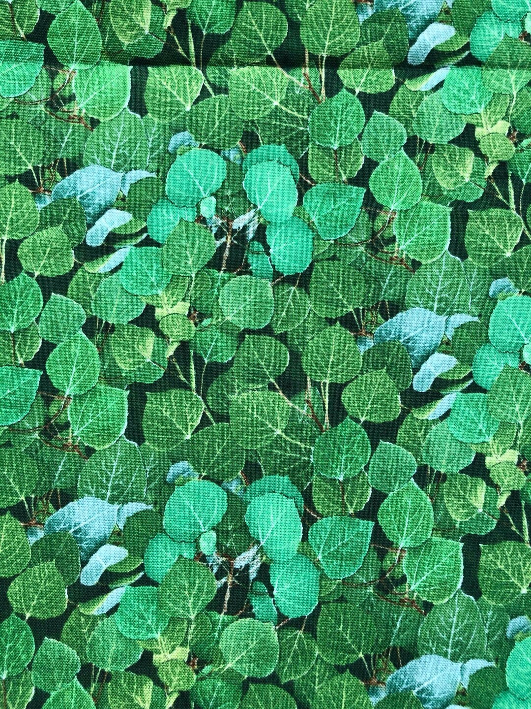 Elizabeth's Studio, Quaking Aspen Leaf Fabric, 100%cotton Fabric ...