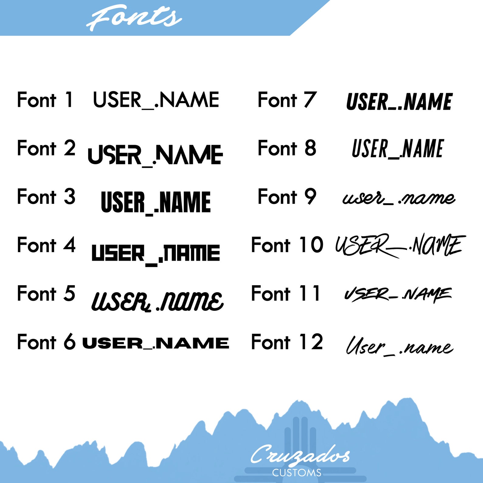 Custom Instagram Handle Vinyl Decal - Choose Your Own Font - Etsy