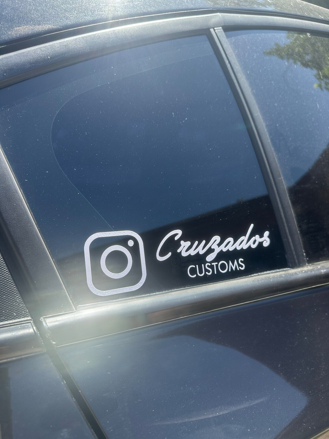 Custom Instagram Handle Vinyl Decal - Choose Your Own Font - Etsy