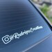 Custom Instagram Handle Vinyl Decal - Choose Your Own Font - Etsy