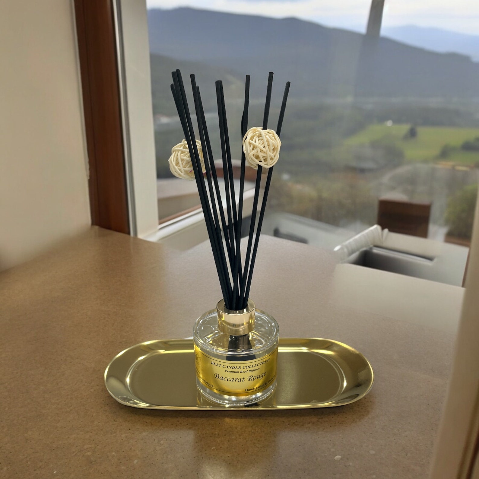 Baccarat Rouge Reed Diffuser: Luxurious Home Fragrance - Etsy