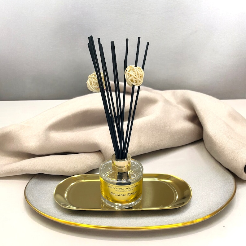 Baccarat Rouge Reed Diffuser: Luxurious Home Fragrance - Etsy