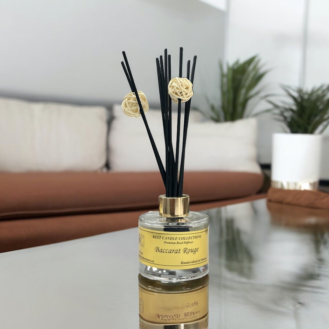 Baccarat Rouge Reed Diffuser | Aromatherapy | Long-lasting Scent | Eco ...