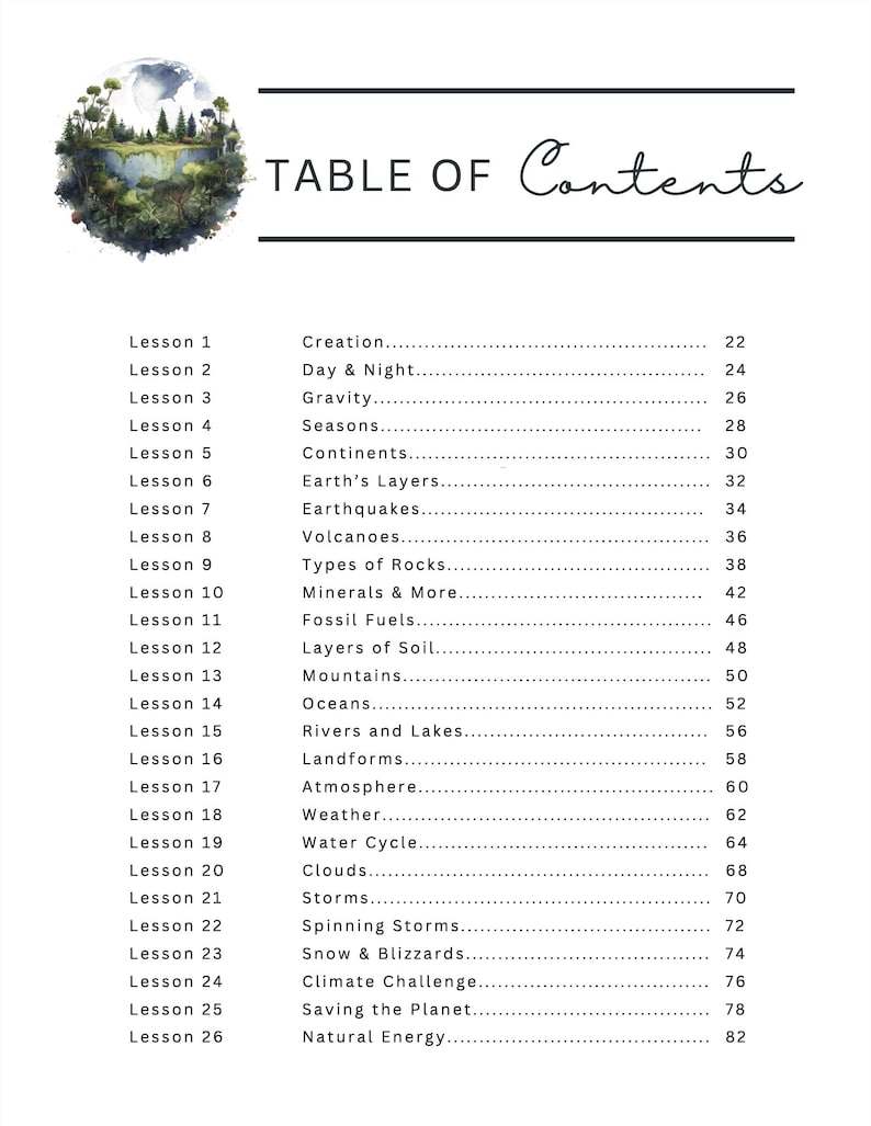 Earth Science | Unit Study, Curriculum, Elementary, Charlotte Mason ...