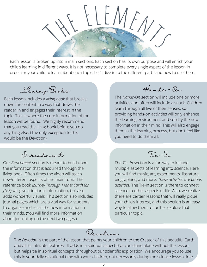Earth Science | Unit Study, Curriculum, Elementary, Charlotte Mason ...