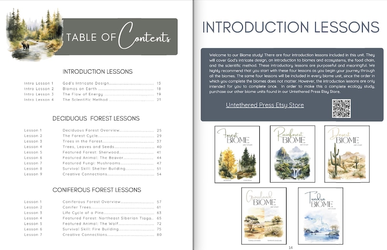 Forest Biome | Unit Study, Curriculum, Elementary, Charlotte Mason ...