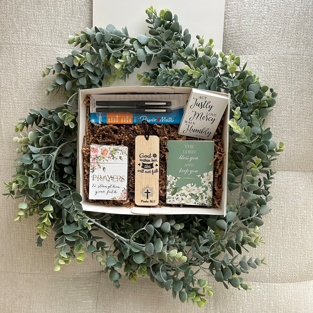Blossoming in Faith- Faith-based Gift Box for Women, Biblical, Prayer ...