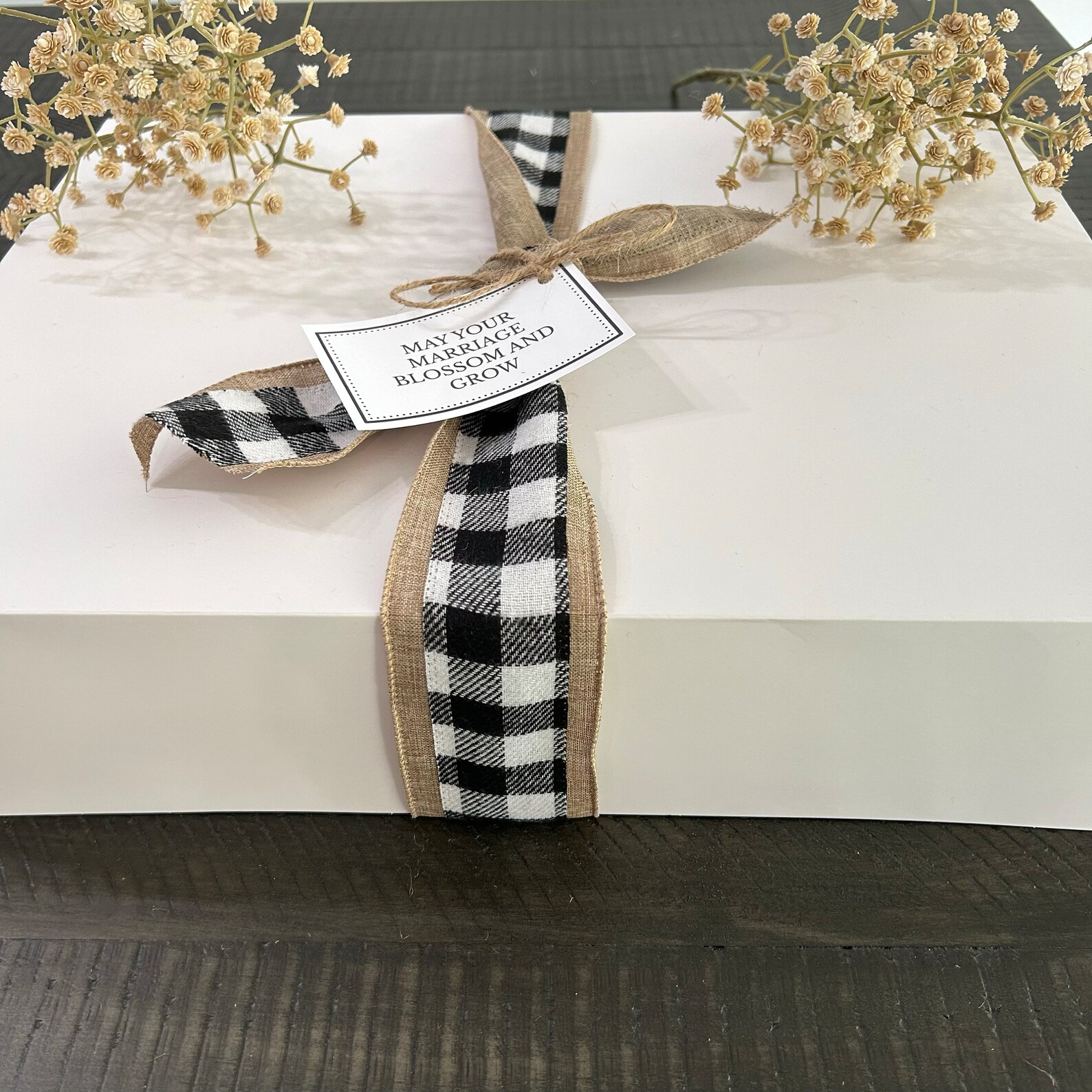 May Your Marriage Blossom and Grow -wedding Gift Box, Gift Basket, for ...