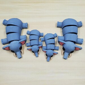 3D Printed Articulating Elephant Fidget Toy - Etsy
