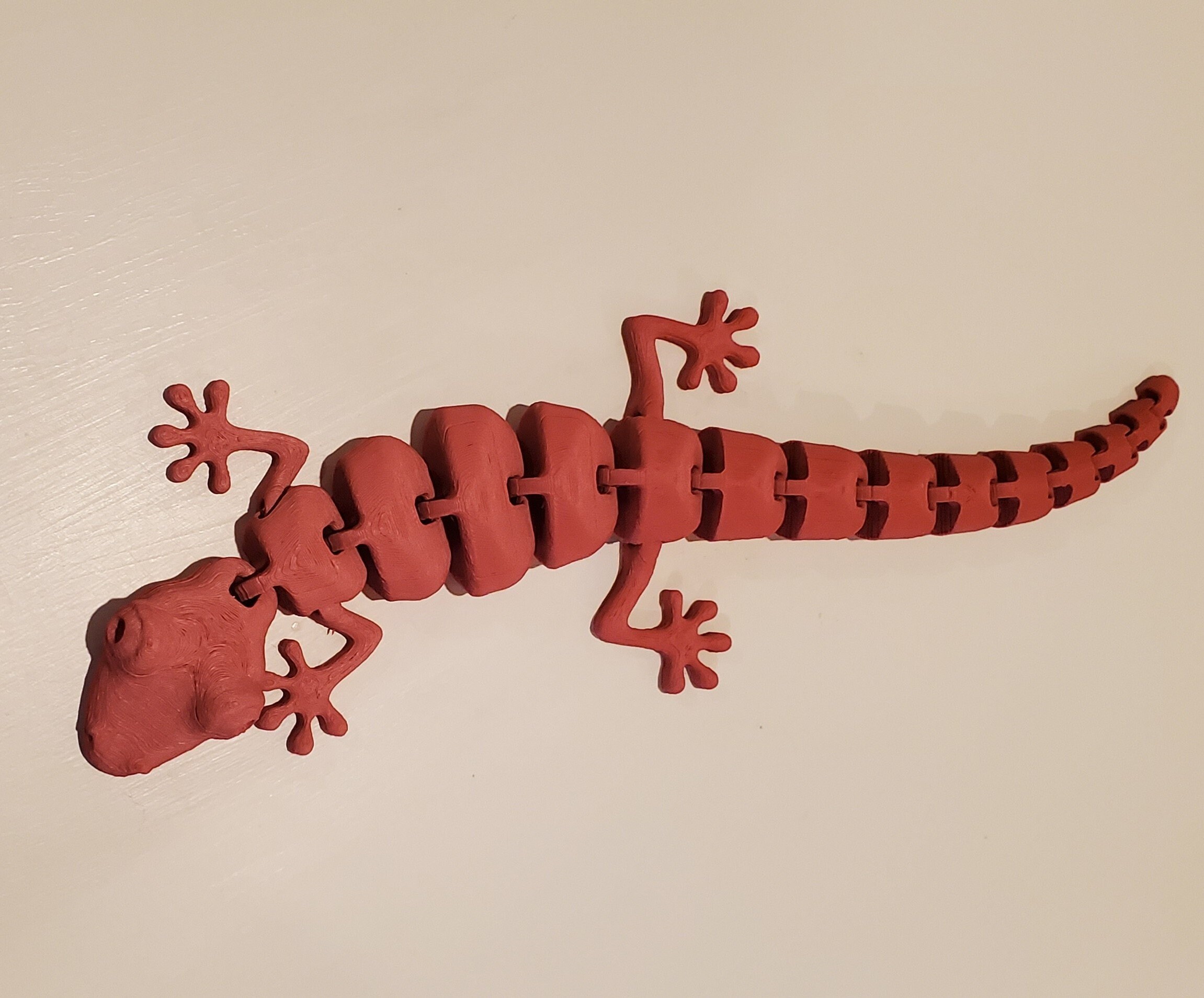 3D Printed Articulated Lizard Fidget Toy - Etsy