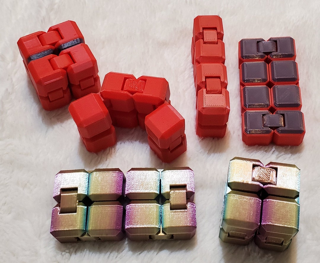 3D Printed Infinity Cube Fidget Toy - Etsy