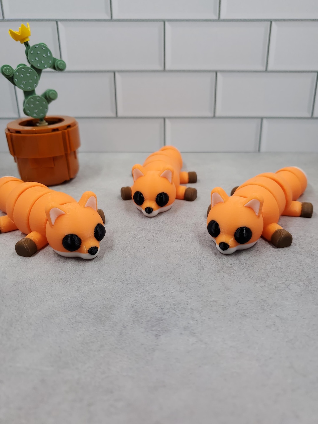 3D Printed Articulating Fox - Etsy