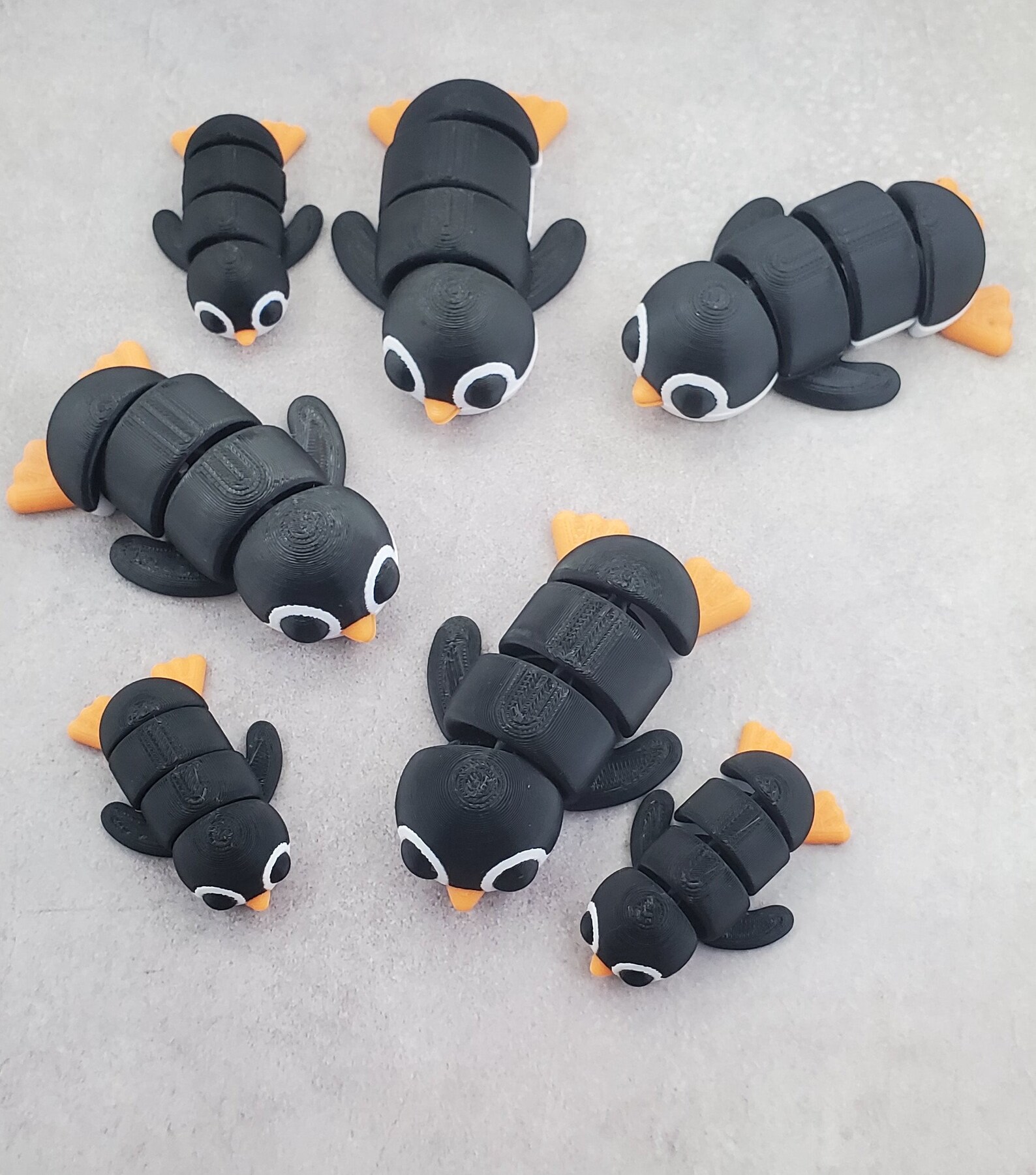 3D Printed Articulating Penguin - Etsy