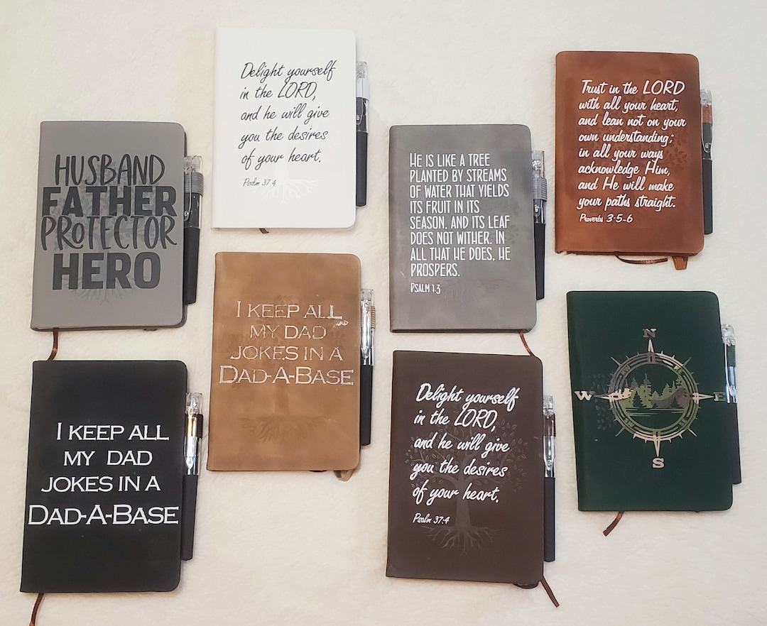 Small Leather Pocket Notebook With Pen. - Etsy