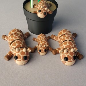 3D Printed Articulating Giraffe Fidget Toy - Etsy