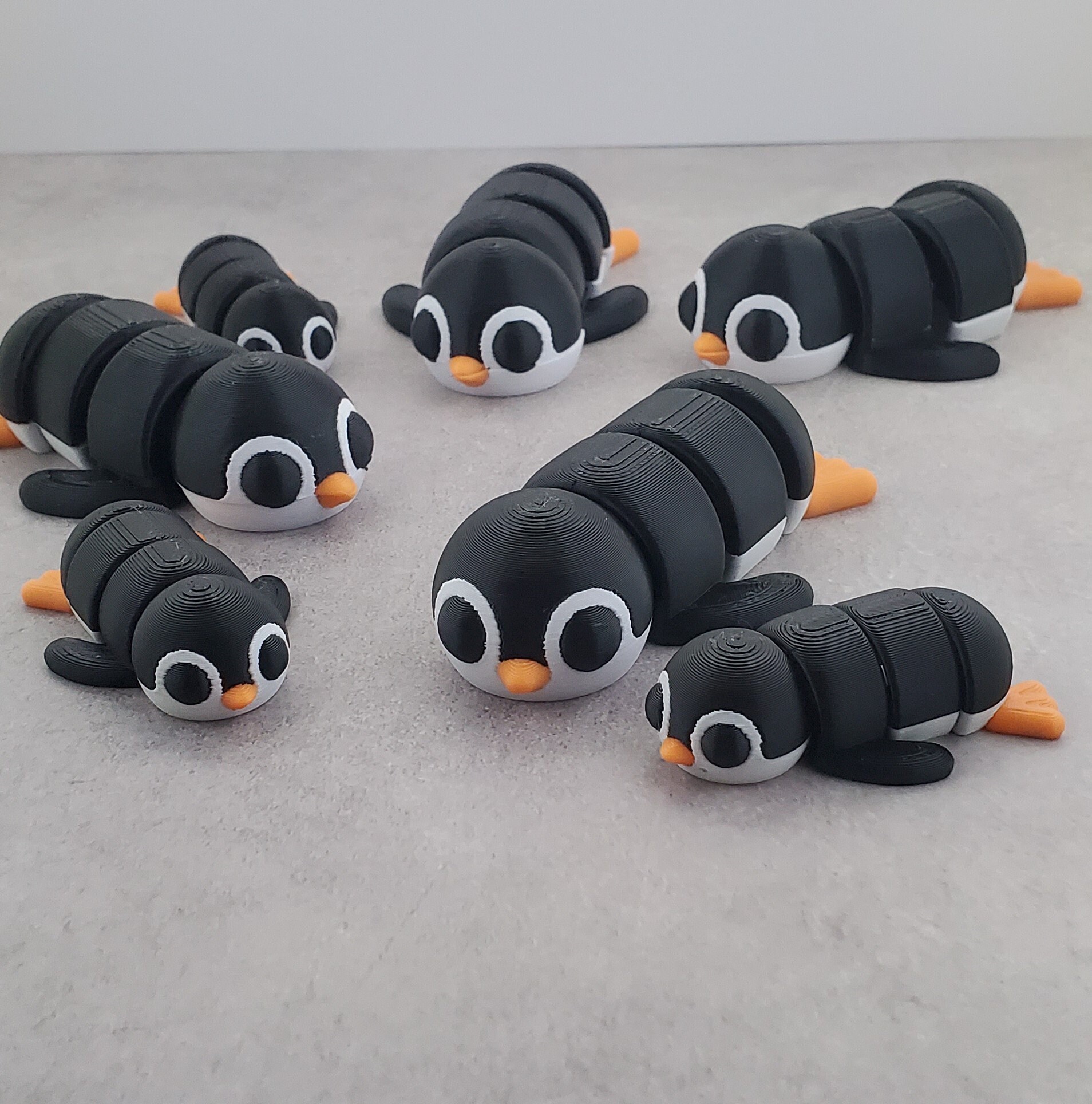 3D Printed Articulating Penguin - Etsy