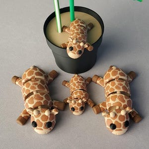 3D Printed Articulating Giraffe Fidget Toy - Etsy