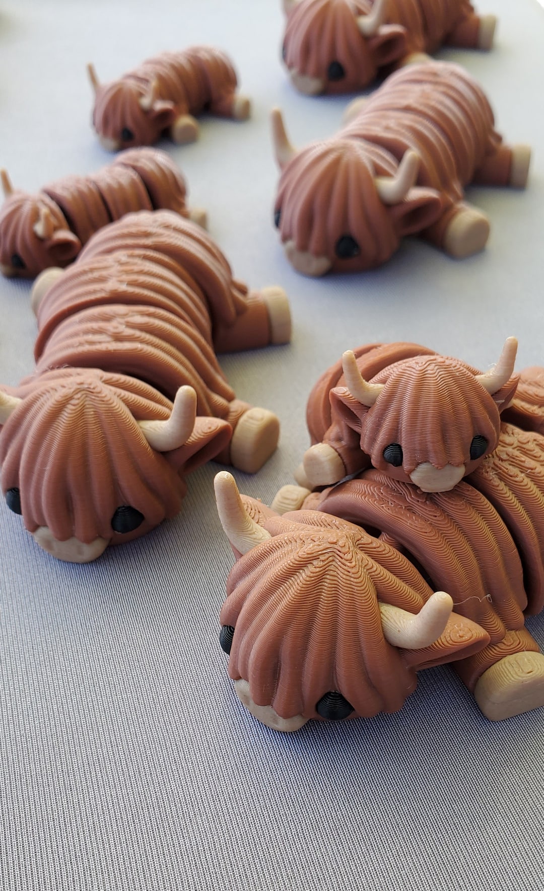 3D Printed Articulating Highland Cow - Etsy 3D Printed Articulating Highland Cow - Etsy