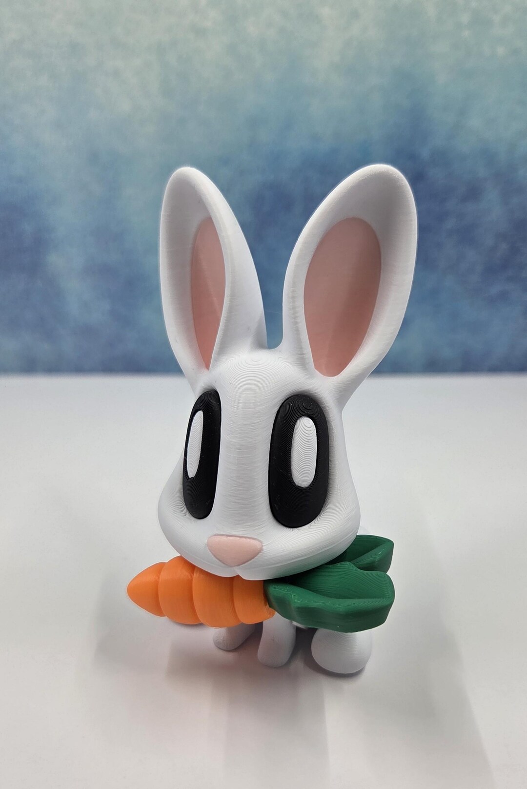 3D Printed Movable Bunny Rabbit With Magnetic Carrot - Etsy