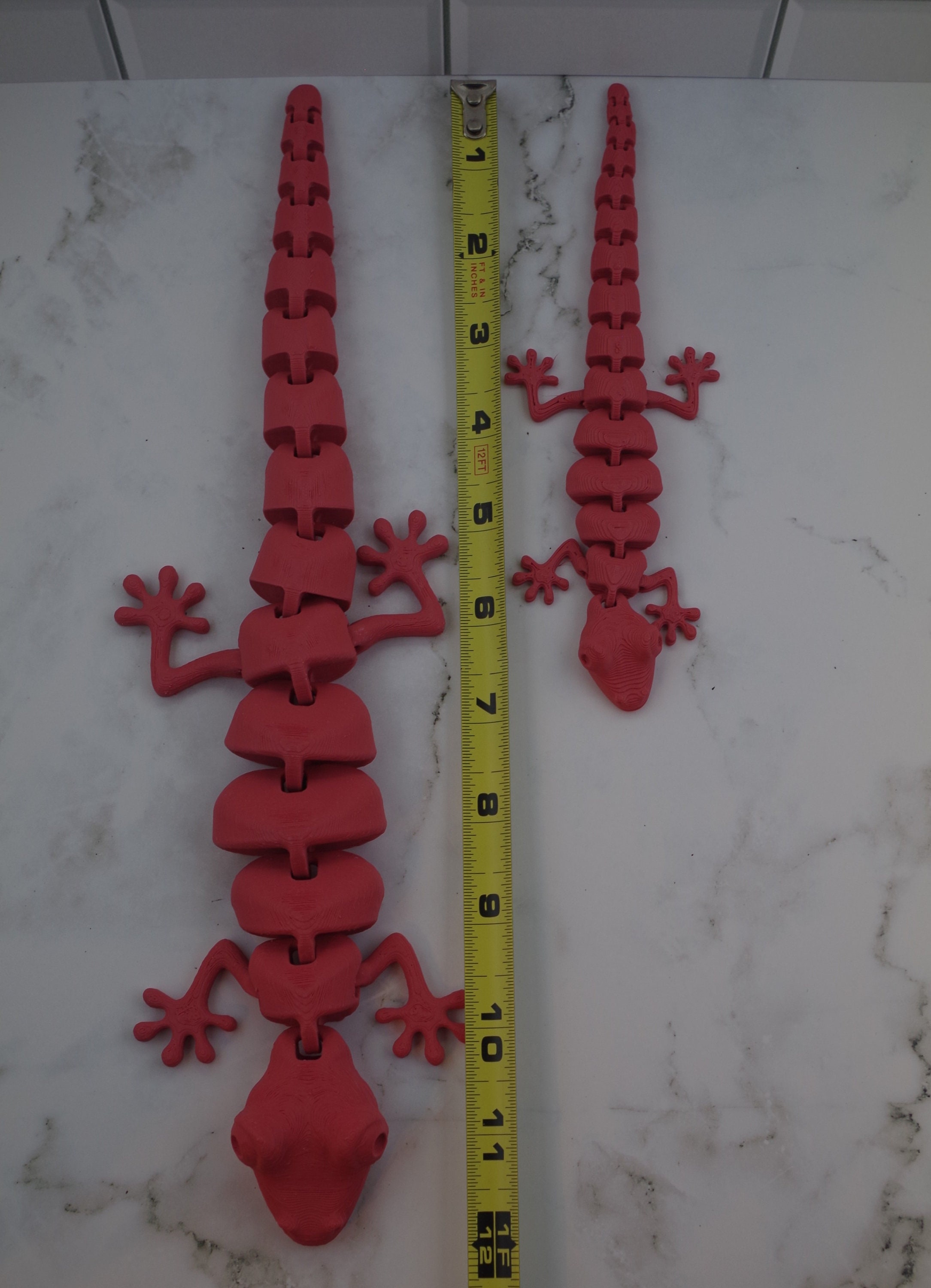 3D Printed Articulated Lizard Fidget Toy - Etsy