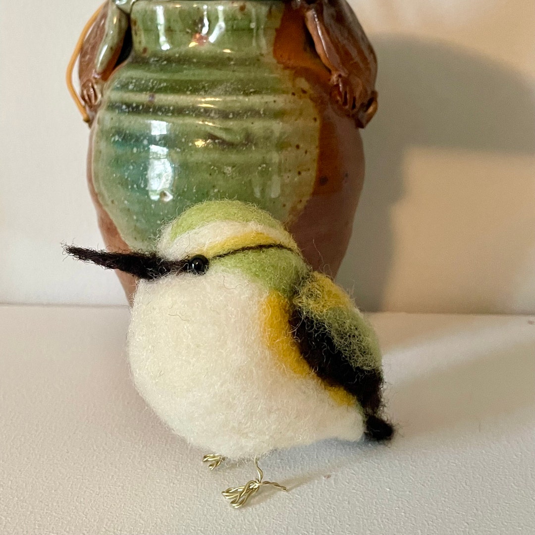 Rifleman Bird, Needle Felted Bird, Gift, Handmade, Wool - Etsy
