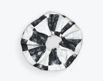 Checkered Hair Scrunchie - Etsy