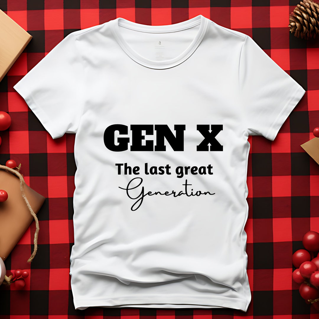 Gen X Rocks Gen X Tee 70s Style Vintage Style Tee Gift for - Etsy