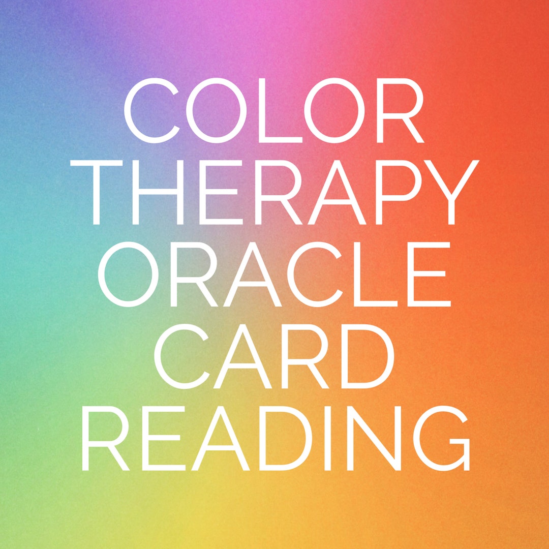 Color Therapy Oracle Card Reading - Etsy