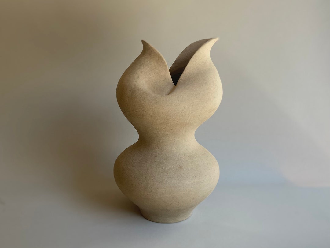 Handmade Ceramic Vase, Nordic Decor, Ceramic Vessel, Handmade Design ...