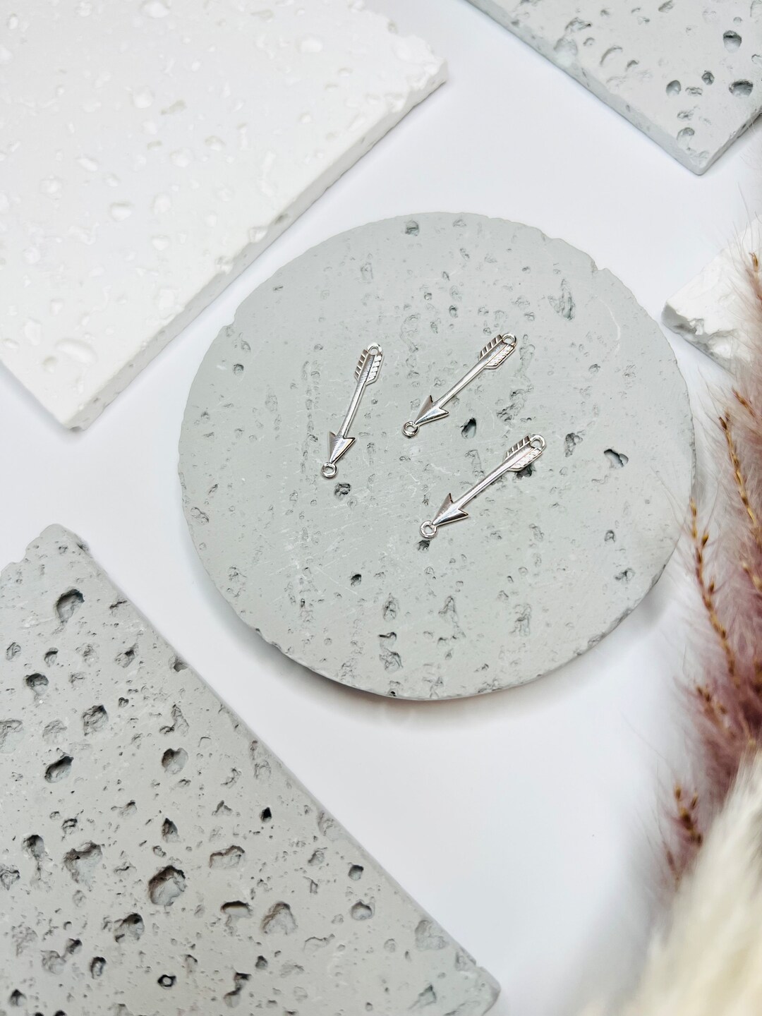 925 Sterling Silver Arrow Connectors - Etsy