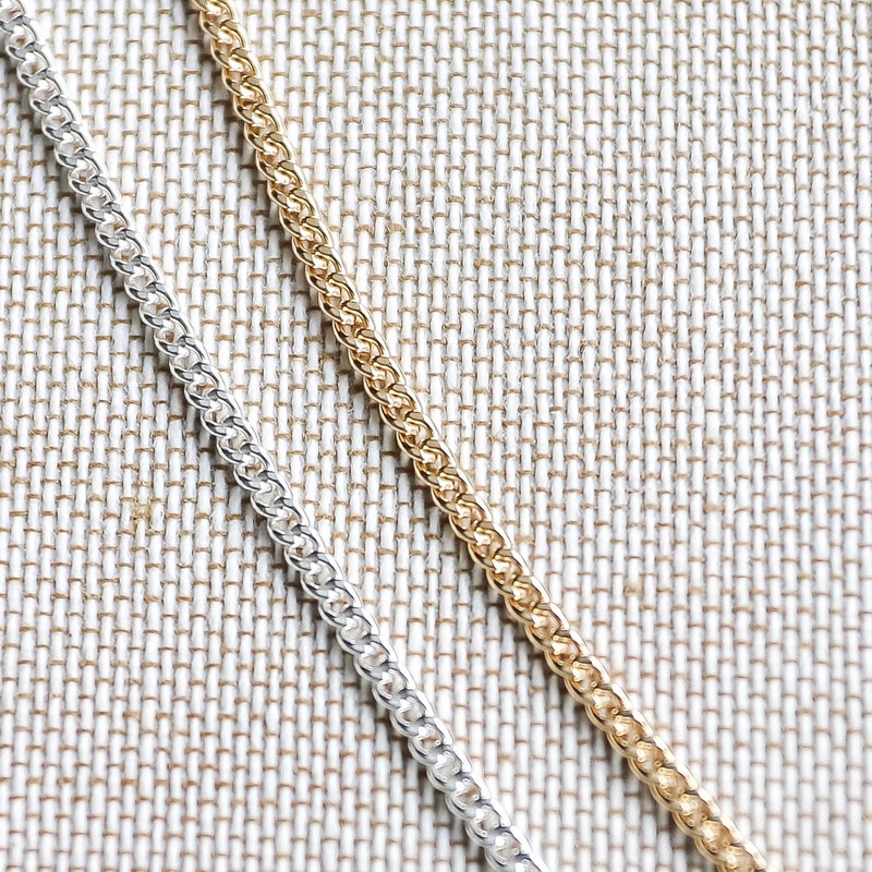 Gold Flat Paperclip Chain - Etsy