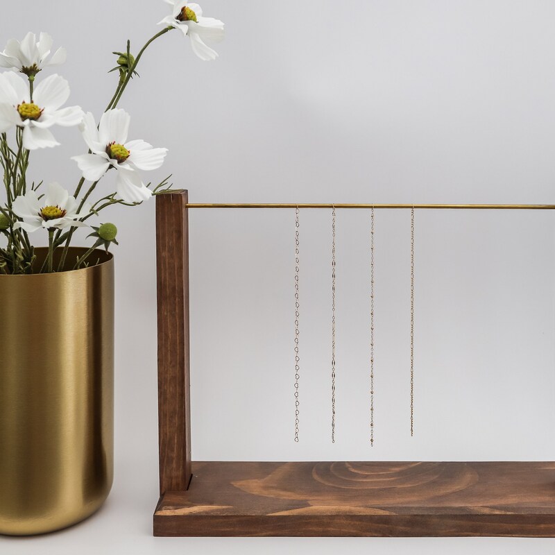 Wood Jewelry Display - Etsy